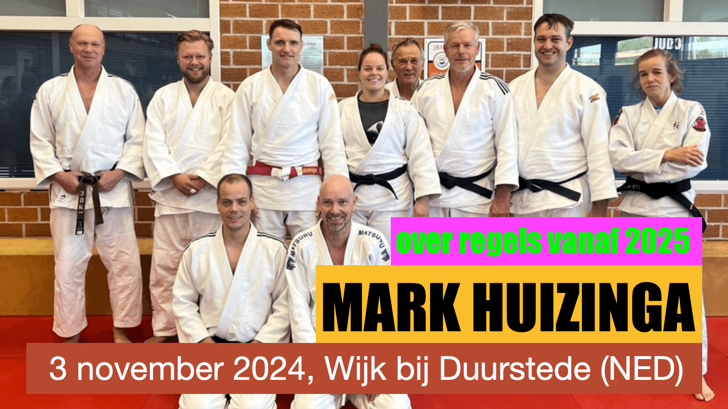 Mark Huizinga NVJJL Stage en IJF regels 2025 - Hajime Judo Podcast